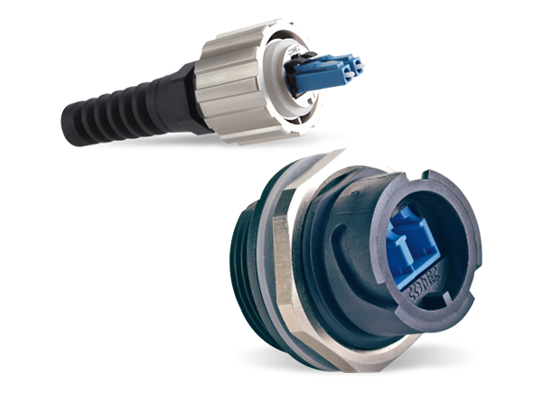 IP67 LC Duplex Fiber Optic Connectors - Amphenol CONEC | Mouser