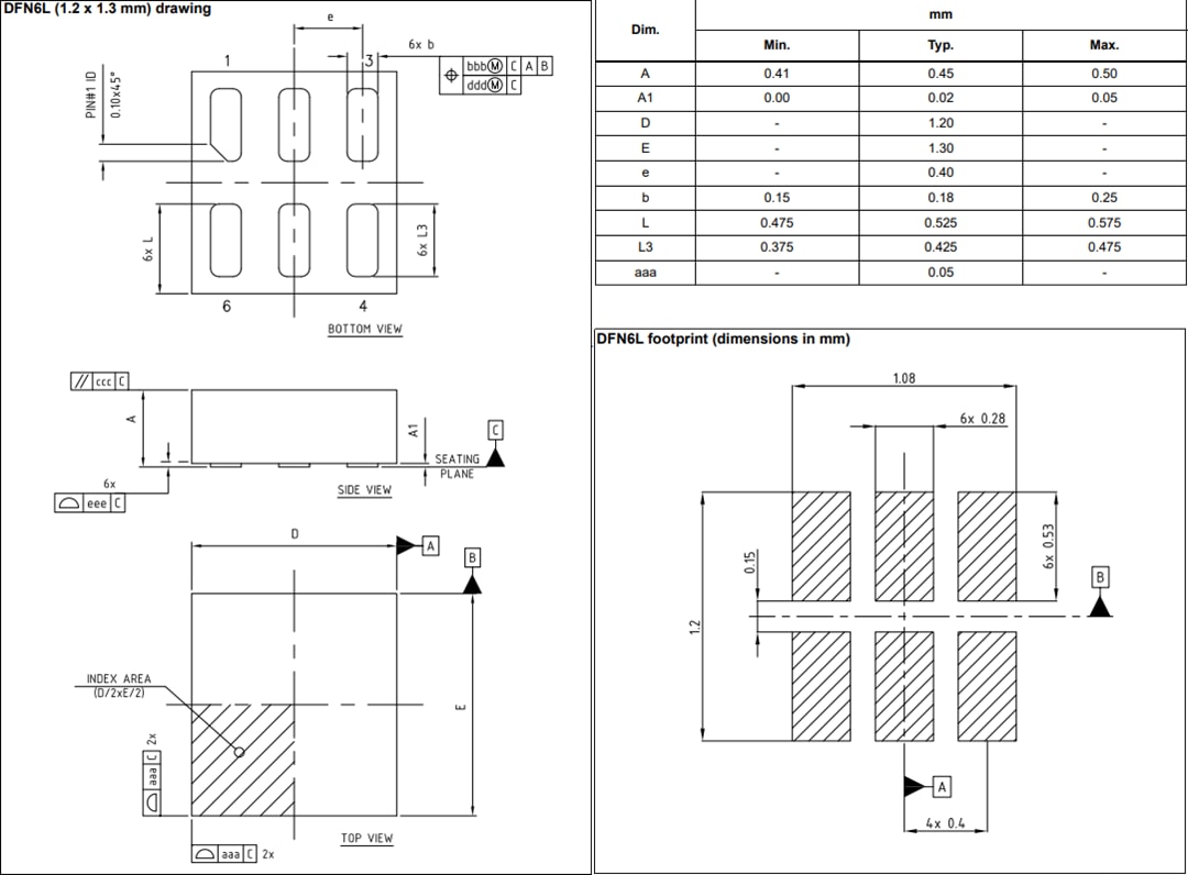 LDK130P DFN-6L低ドロップ電圧レギュレーター - STMicro | Mouser