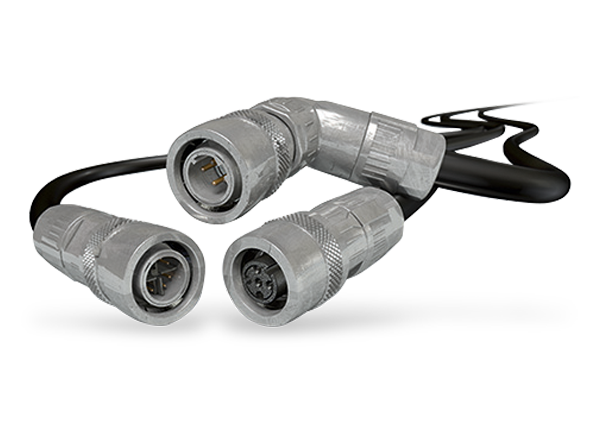 M12 PushPull Connectors - HARTING | Mouser