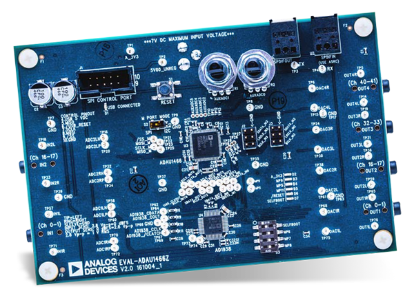 SigmaDSPオーディオプロセッサ評価ボード - ADI | Mouser