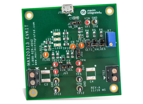 MAX20313評価キット - Analog Devices / Maxim Integrated | Mouser