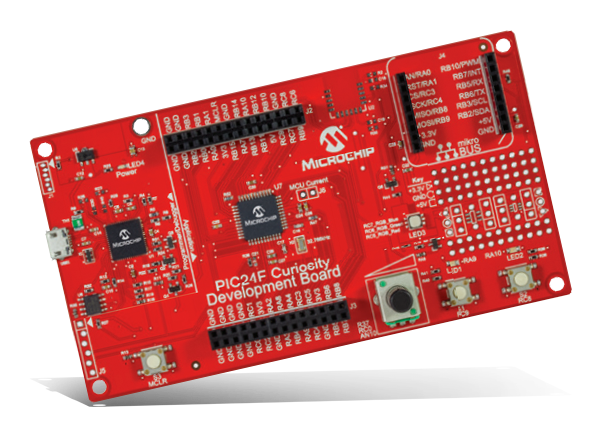 PIC24F Curiosity開発ボード - Microchip Technology | Mouser
