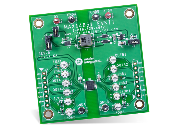 MAX14851評価キット - Analog Devices / Maxim Integrated | Mouser