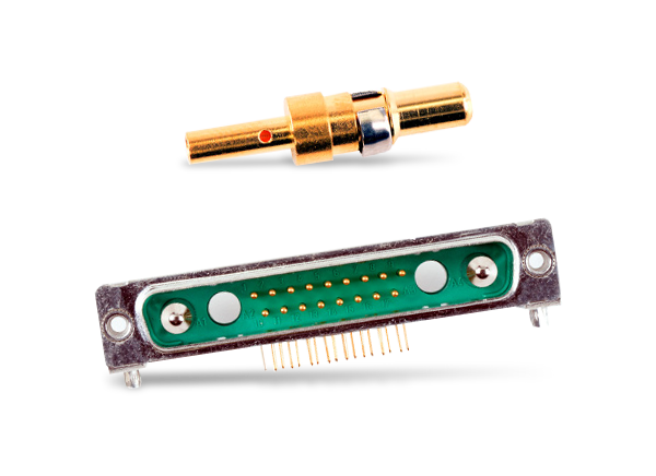 混合レイアウトD-Subコネクタ - FCT | Mouser