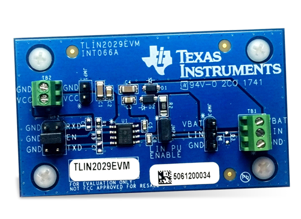 TLIN2029EVM LINトランシーバ評価モジュール - TI | Mouser