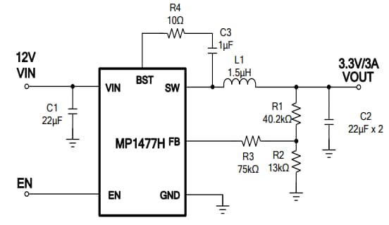 MP1477/77H Step-Down Converters - MPS | Mouser