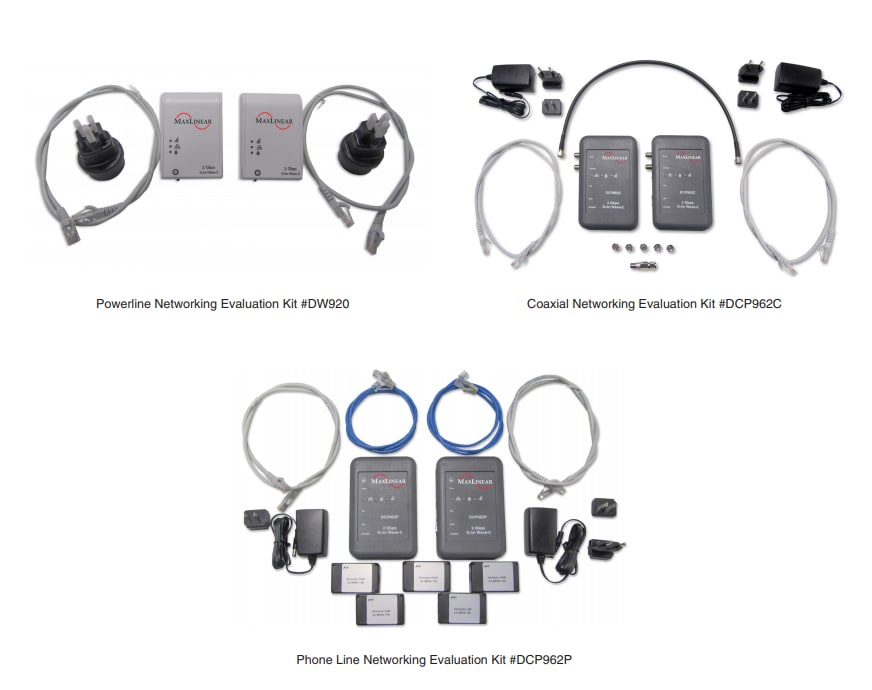 G.hn Wave-2 Networking Evaluation Kits - MaxLinear | Mouser