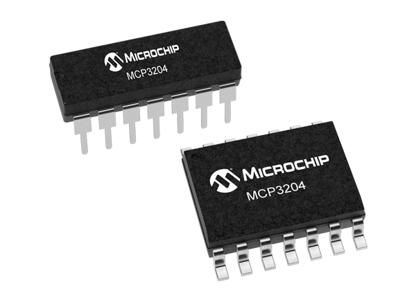 MCP3204 A/Dコンバータ - Microchip Technology | Mouser