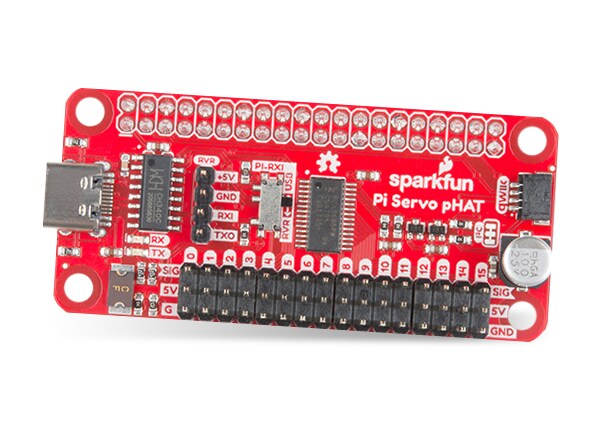 Dev 15316 Servo Phat For Raspberry Pi Sparkfun Mouser 