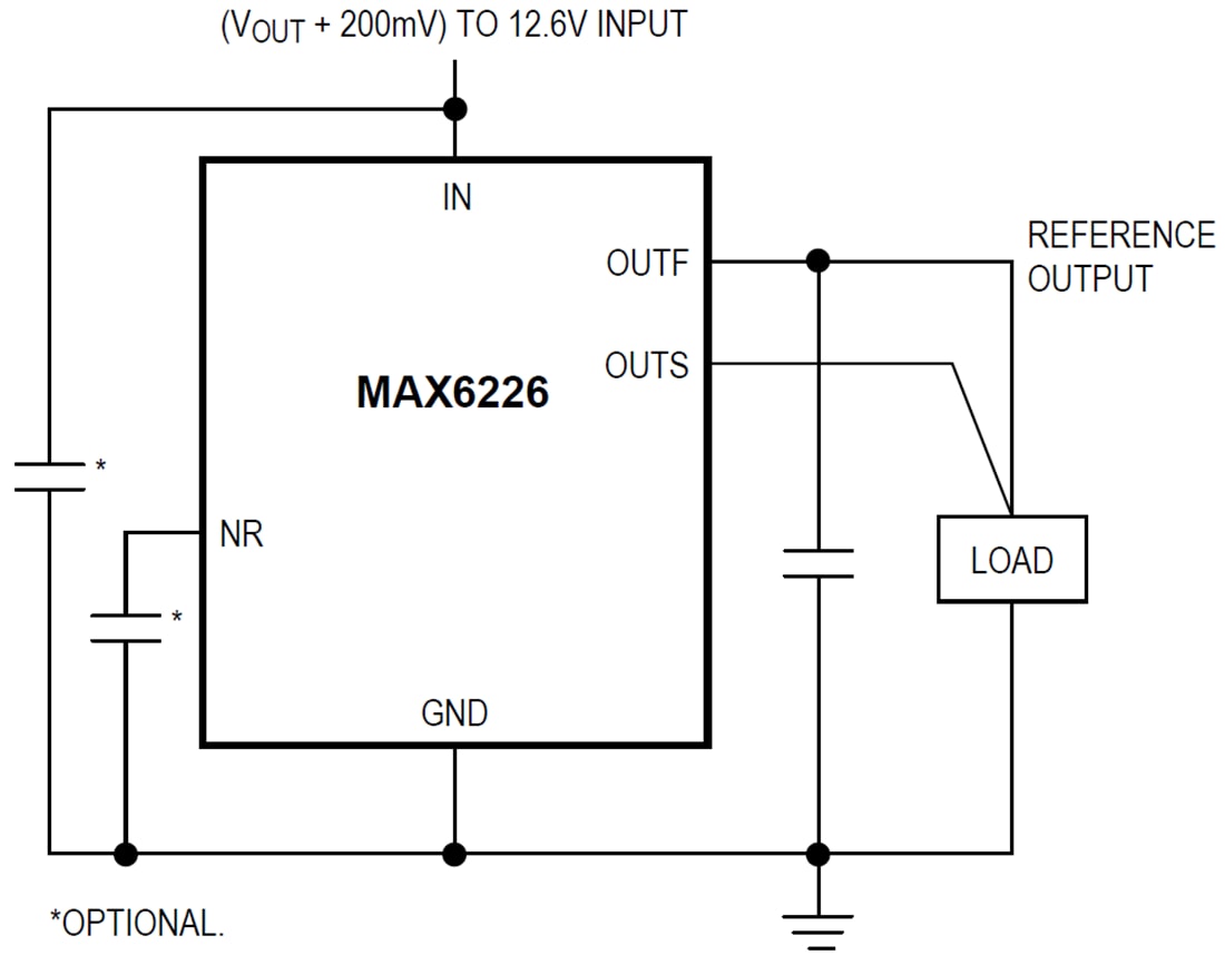 MAX6226電圧基準 - Analog Devices / Maxim Integrated | Mouser