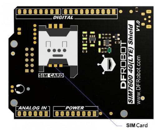 SIM7600CE-T 4G(LTE) Arduino Shield - DFRobot | Mouser