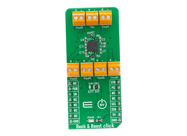 Buck & Boost Click - Mikroe | Mouser