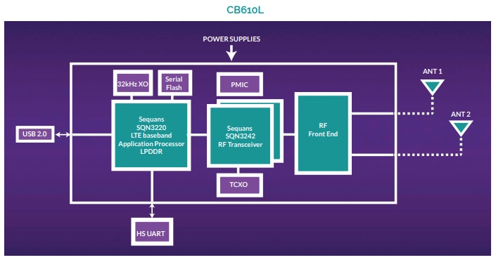 Cassiopeia CB410L/CB610L Modules - Sequans | Mouser