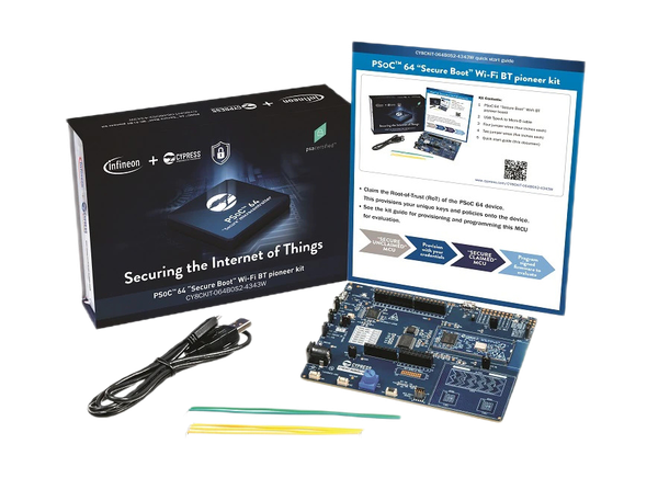CY8CKIT PSoC 64 Secure Boot Wi-Fi BT Pioneer Kit - Infineon Technologies | Mouser