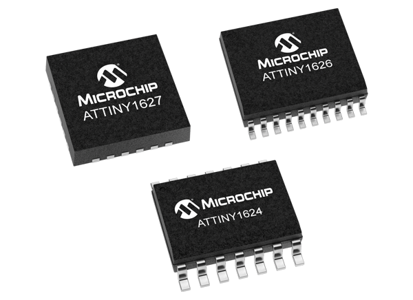 ATtiny1624、ATtiny1626、ATtiny1627 8ビットMCU - Microchip Technology | Mouser