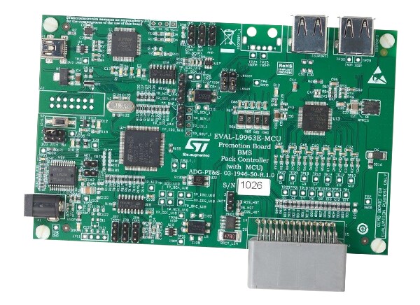 EVAL-L9963E-MCU BMS IC評価ボード - STMicro | Mouser