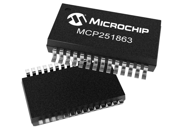 MCP251863外部CAN FDコントローラ - Microchip Technology | Mouser