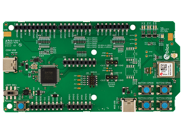 NORA-W10評価キット - u-blox | Mouser