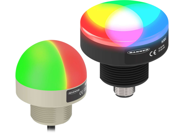K50 Pro 50mm Programmable Multicolor Indicators - Banner Engineering | Mouser