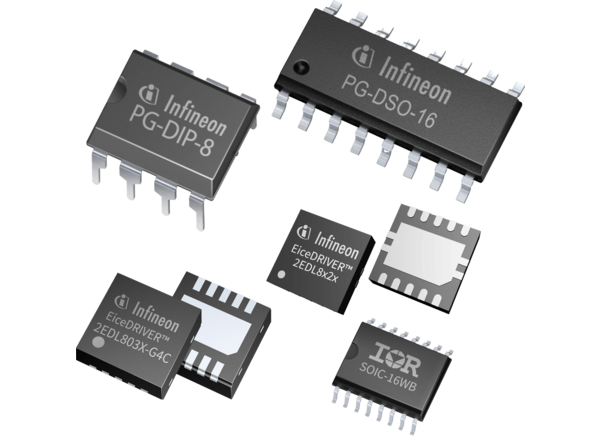 高圧側および低圧側ドライバ - Infineon Technologies | Mouser