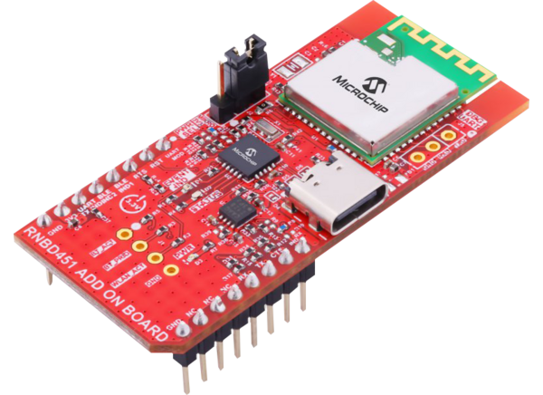 RNBD451オンボードに追加 - Microchip Technology | Mouser