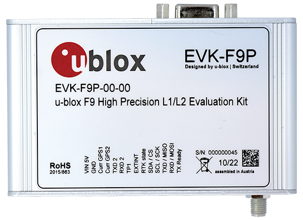EVK-F9P-00 評価キット - u-blox | Mouser EVK-F9P-00 評価キット - u-blox | Mouser
