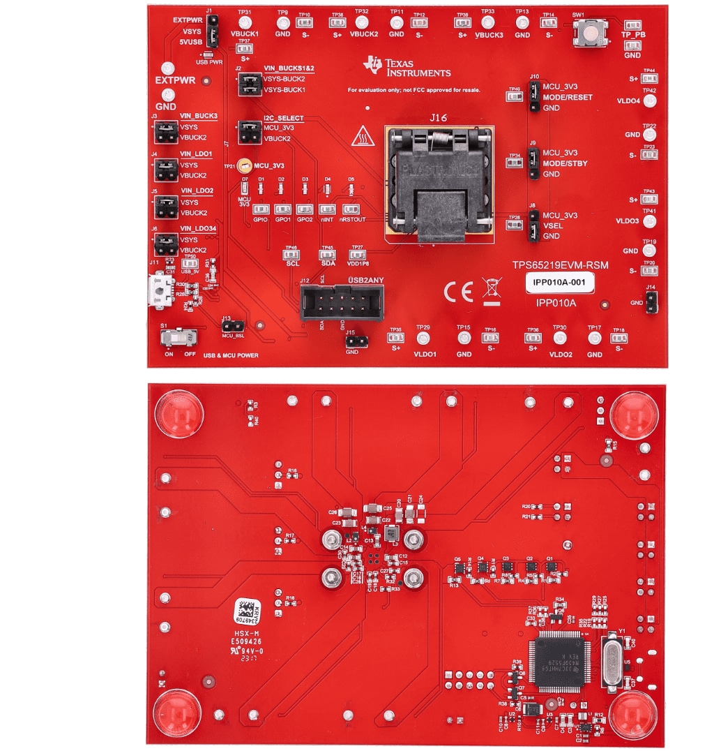 TPS65219EVM NVMプログラミングボード - TI | Mouser
