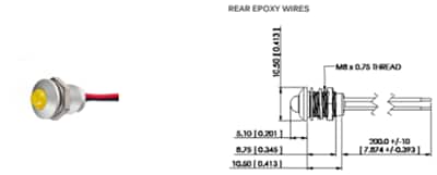 Q8 Low-Power Panel-Mount LED Indicators - Apem | Mouser