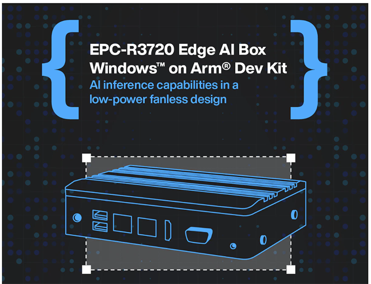 EPC-R3720 Edge AI Box Windows on Arm Dev Kit - Advantech | Mouser