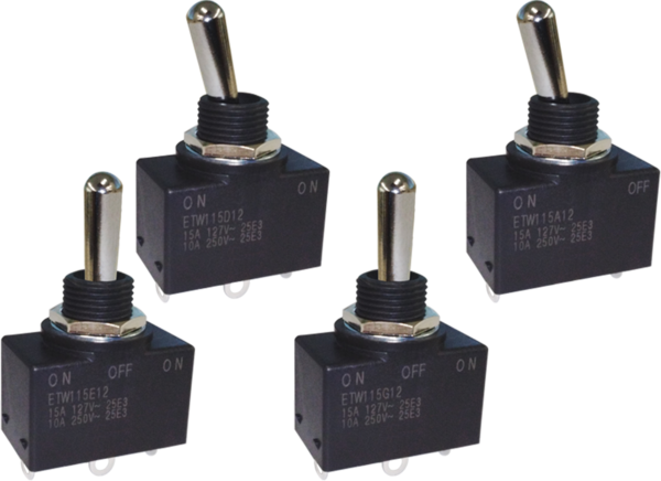 ETW Series Miniature Toggle Switches - Nidec Components | Mouser