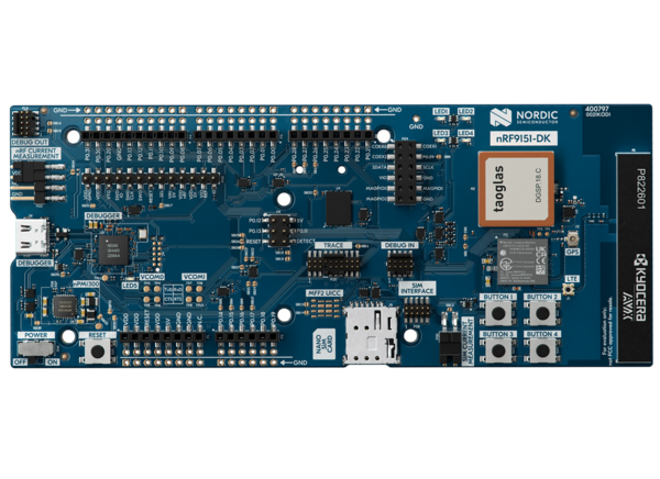 nRF9151-DK 開発キット - Nordic | Mouser