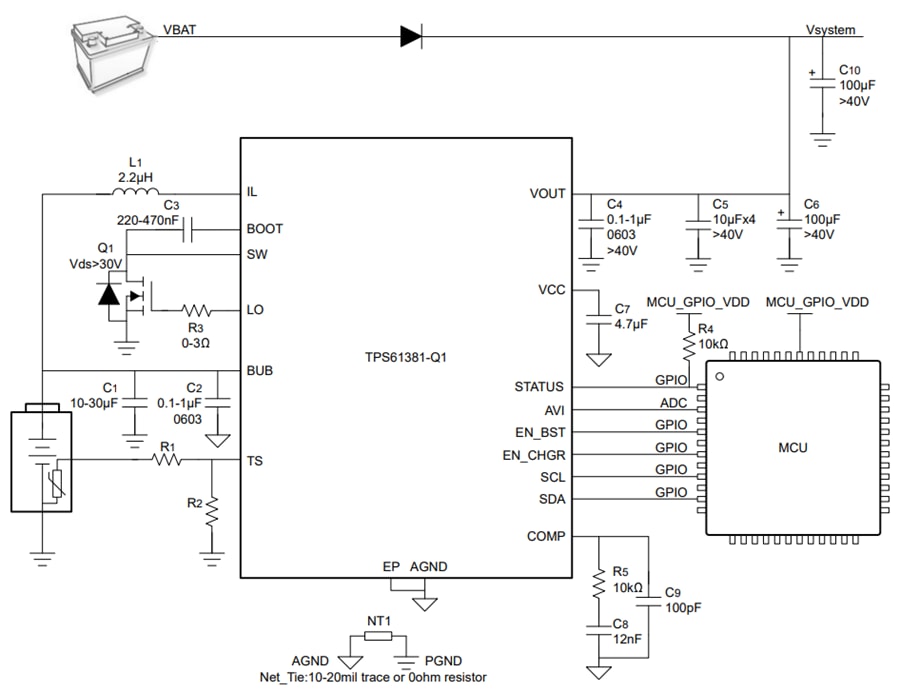 TPS61381-Q1 400kHz 40V 15A Boost Converter - TI | Mouser