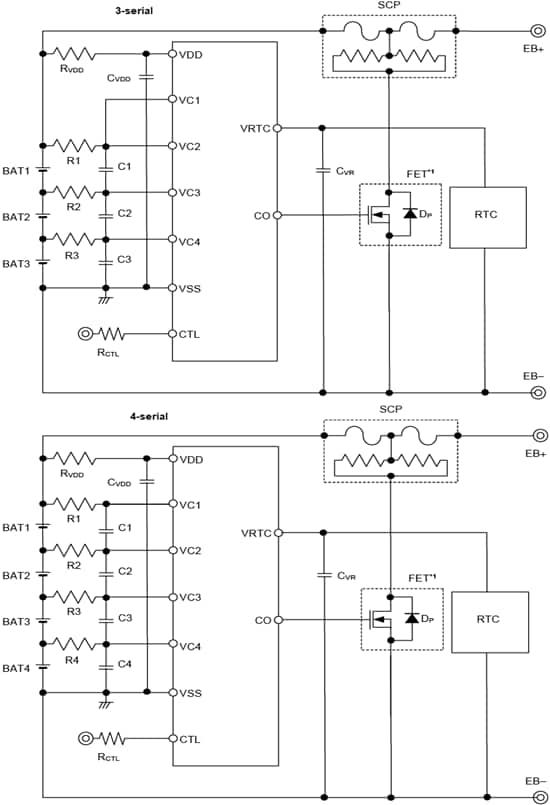 S-82L4A Battery Protection ICs - ABLIC | Mouser