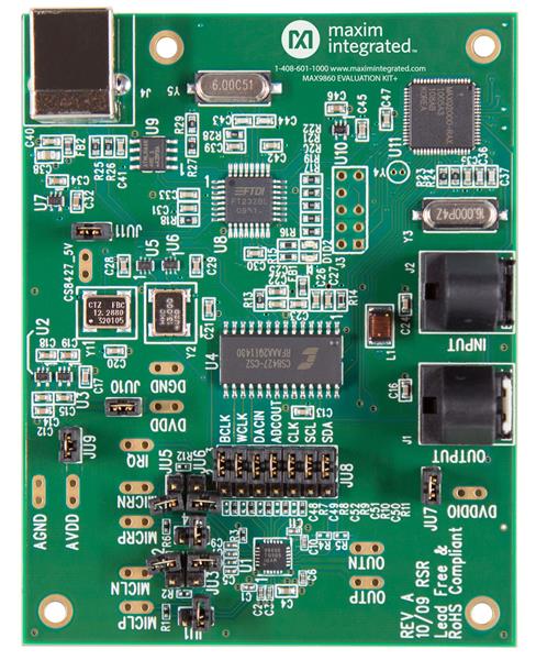 MAX9860EVKIT+ Analog Devices / Maxim Integrated | Mouser 日本