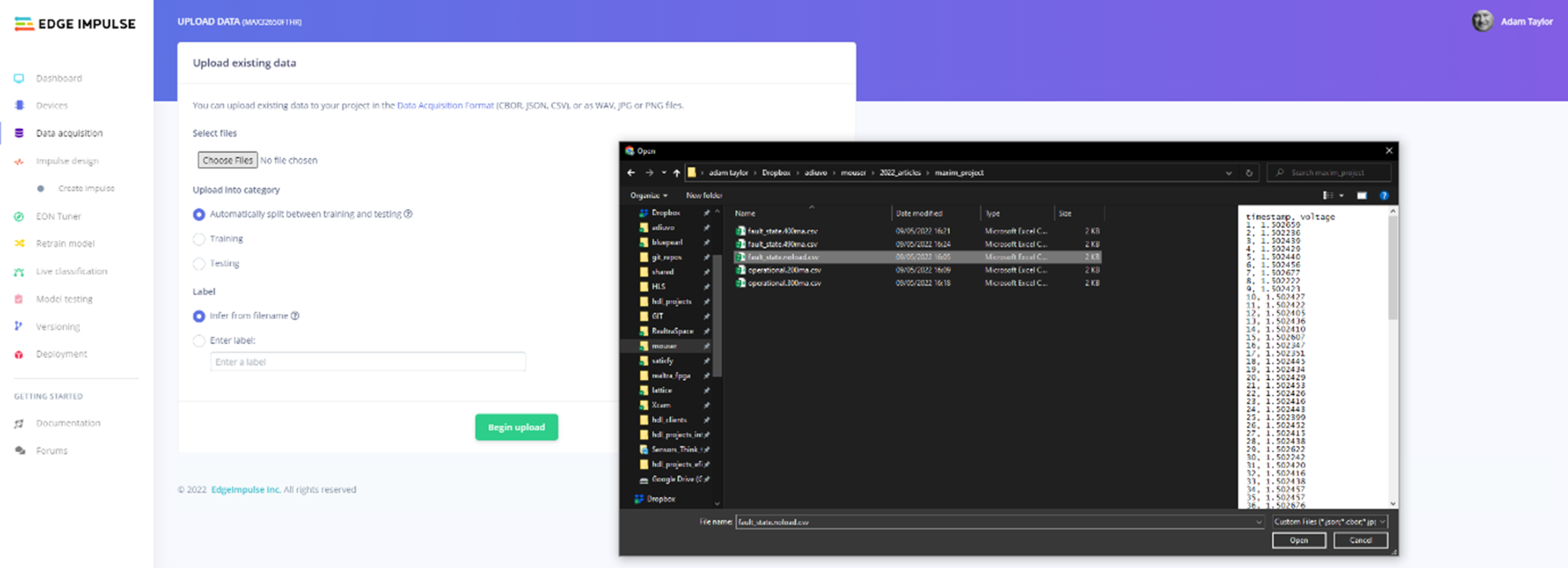 Create and Deploy ML Model using Low Power Microcontroller and TinyML ...