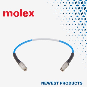 Molexのカーディナルテスト高周波ケーブルアセンブリ計測機器、IoT、および5G用途向け取り扱いを開始